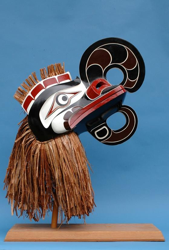 Crooked Beak Mask Carved as a Willie Seaweed Study by Jay Brabant 23" L ...