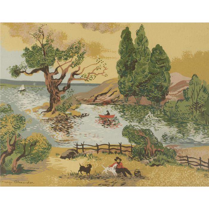 4 Margo Alexander Silkscreen Prints