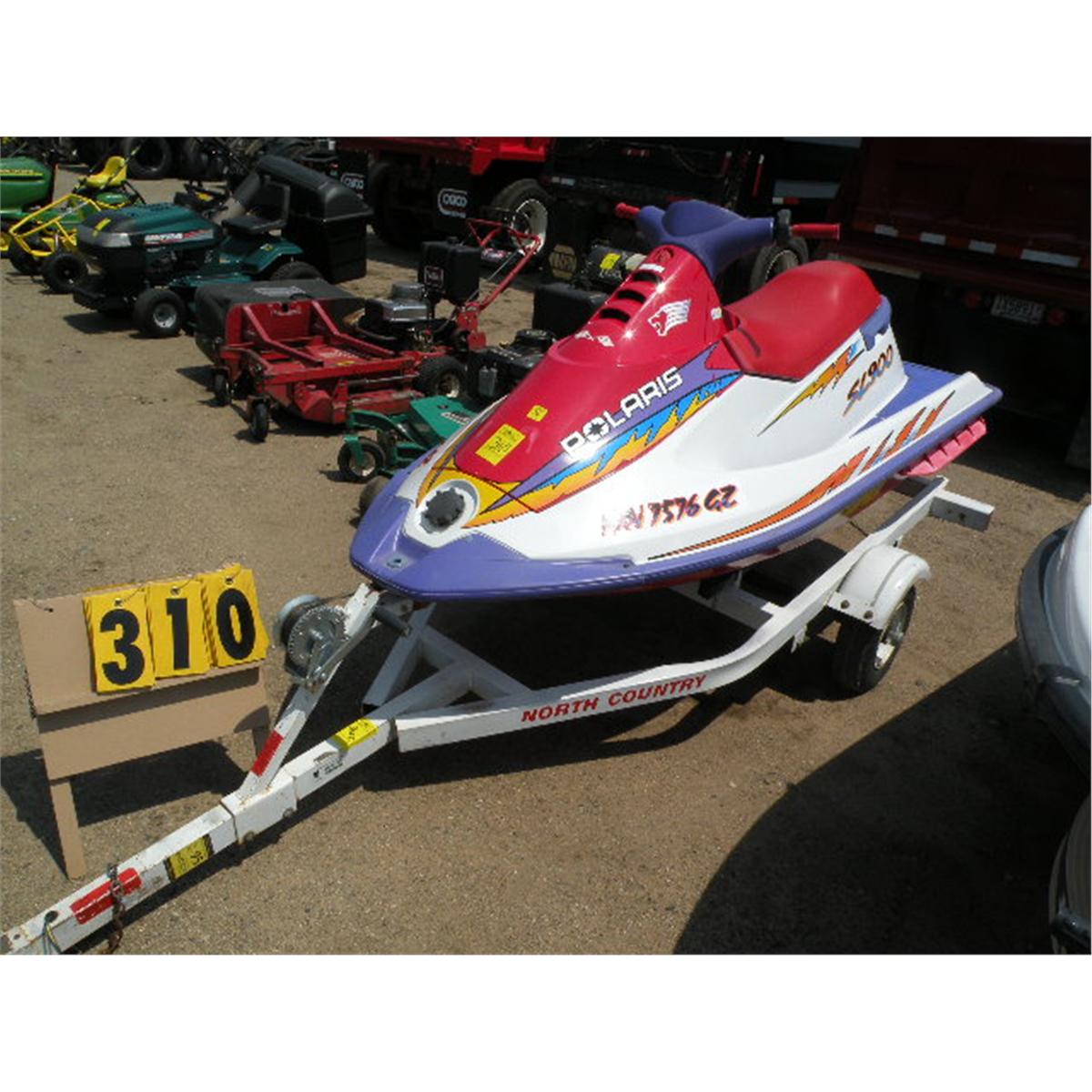 1996 Polaris SL 900 w/trailer