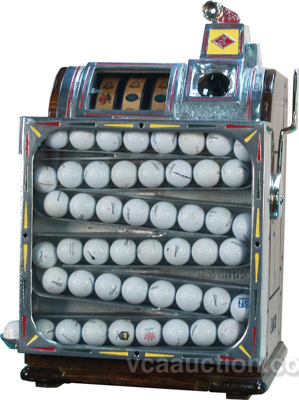 25 Cent Jennings "Sportsman" Golf Ball Vender Slot Mach