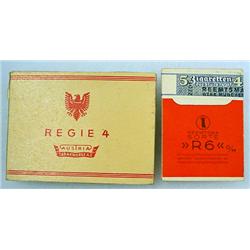 LOT OF WW2 GERMAN NAZI AND AUSTRIAN CIGARETTE PACK