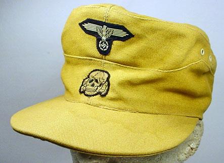 WW2 GERMAN NAZI WAFFEN SS TROPICAL M-41 CAP FOR AN