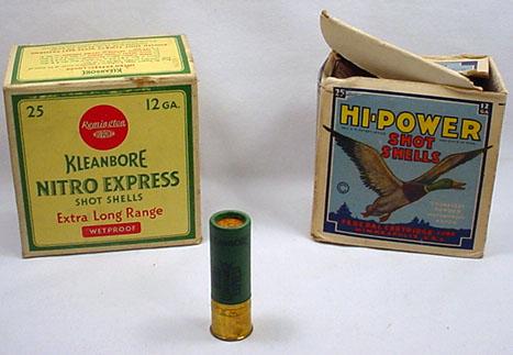 LOT OF 2 VINTAGE SHOTGUN SHELL BOXES - Federal Hi-