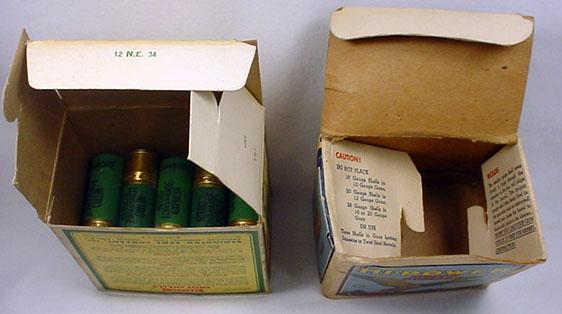 LOT OF 2 VINTAGE SHOTGUN SHELL BOXES - Federal Hi-