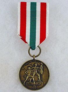 WW2 GERMAN NAZI MEMEL LANDS MEDAL W/ RIBBON