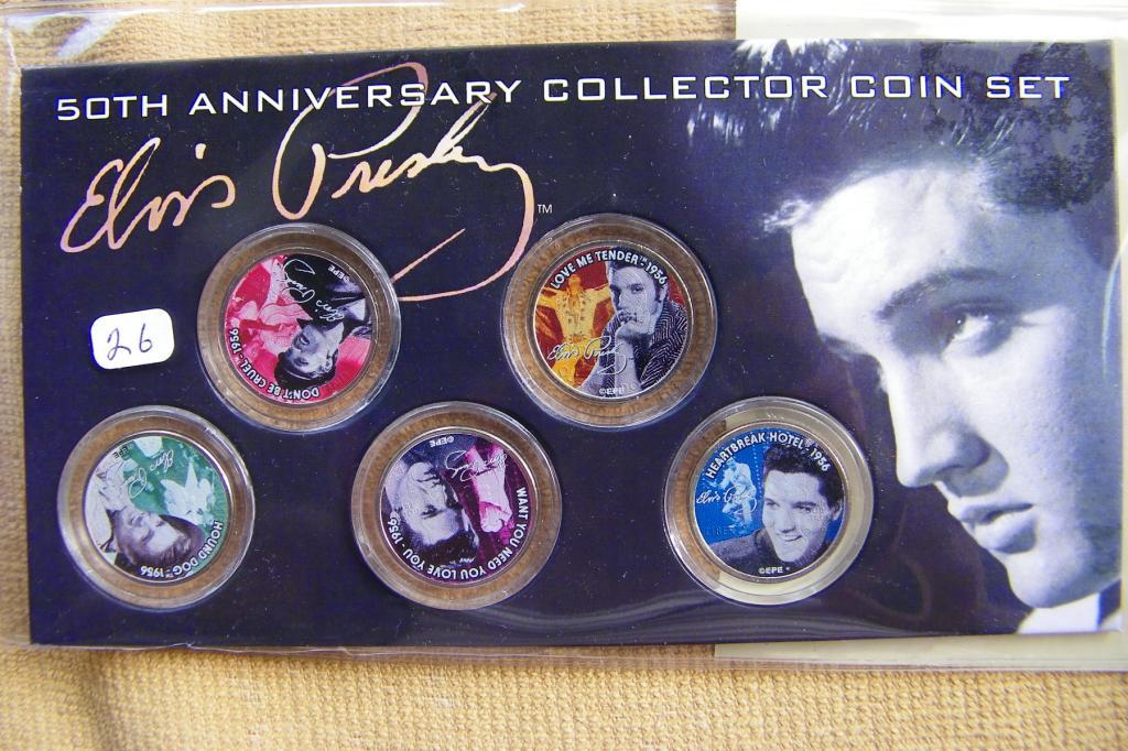 Elvis Presley 50th Anniversary Collector Coins