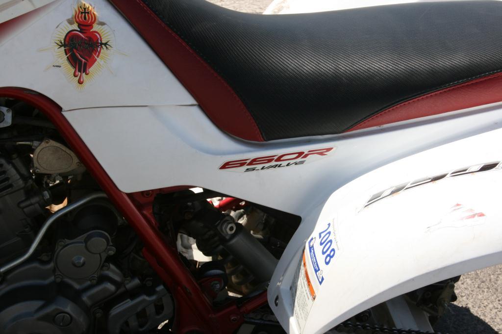 2004 Yamaha Raptor 660-R 5 VALVE (WHITE)