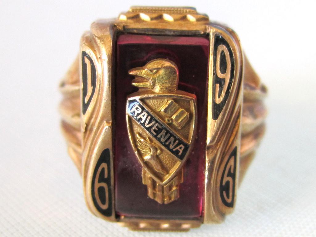 Vintage 1965 Class Ring 10K Gold