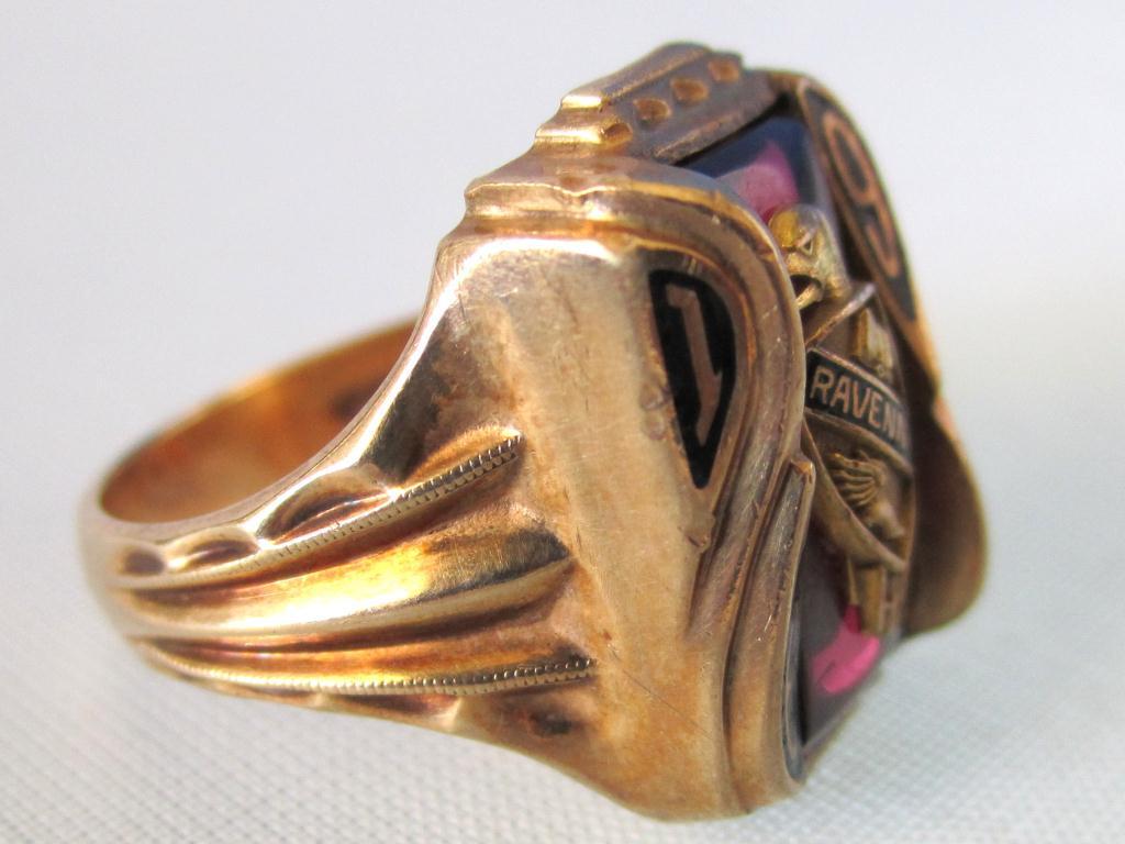Vintage 1965 Class Ring 10K Gold