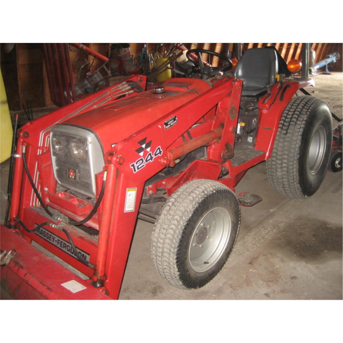 Massey Model 1235 tractor and loader