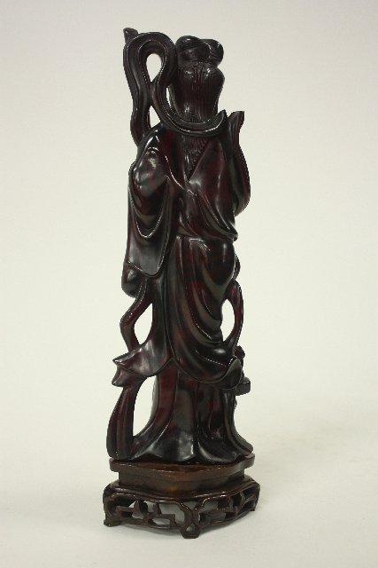 Chinese carved Amber statue
