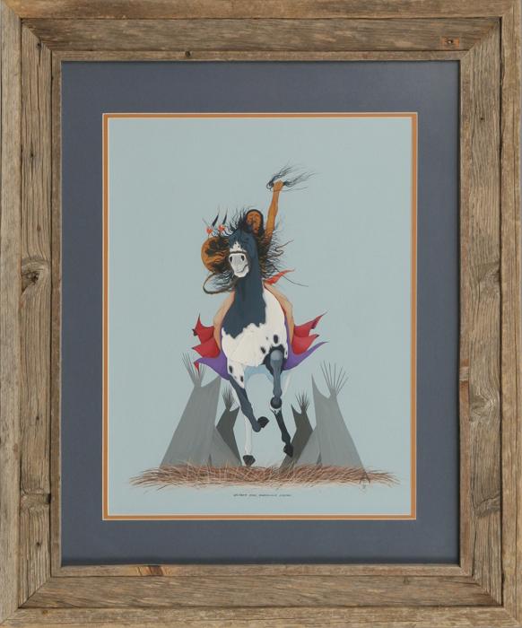 Dana Tiger, two paintings