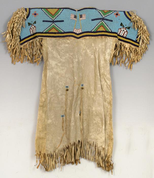 Comanche Girl's Dress, 39" x 54", 19th century
