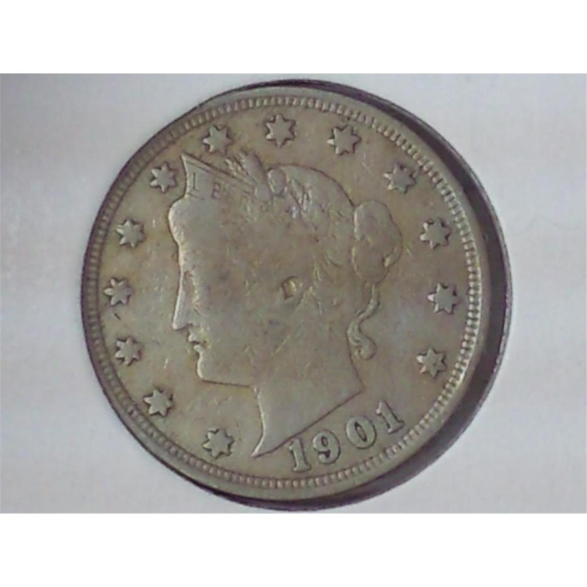 1901 Liberty "V" Nickel (Fine)