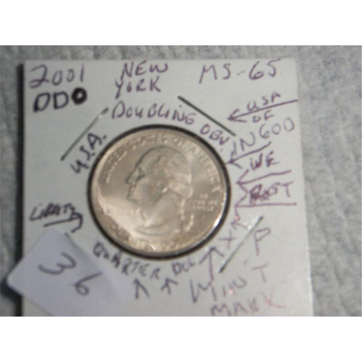 2001-P WASHINGTON QUARTER