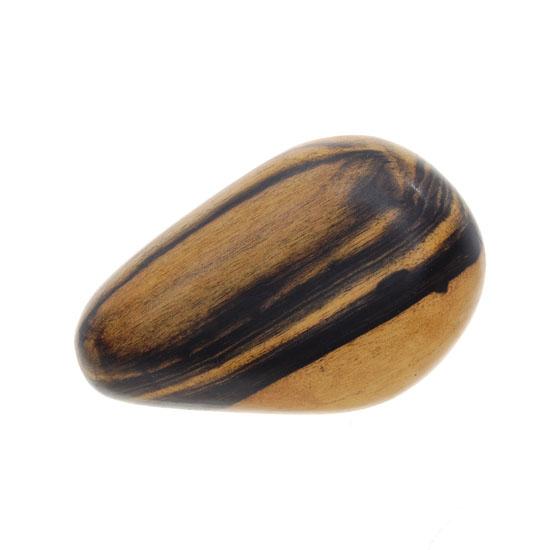 Handcarved Ebony Wood Worry Stone (DEC-201)