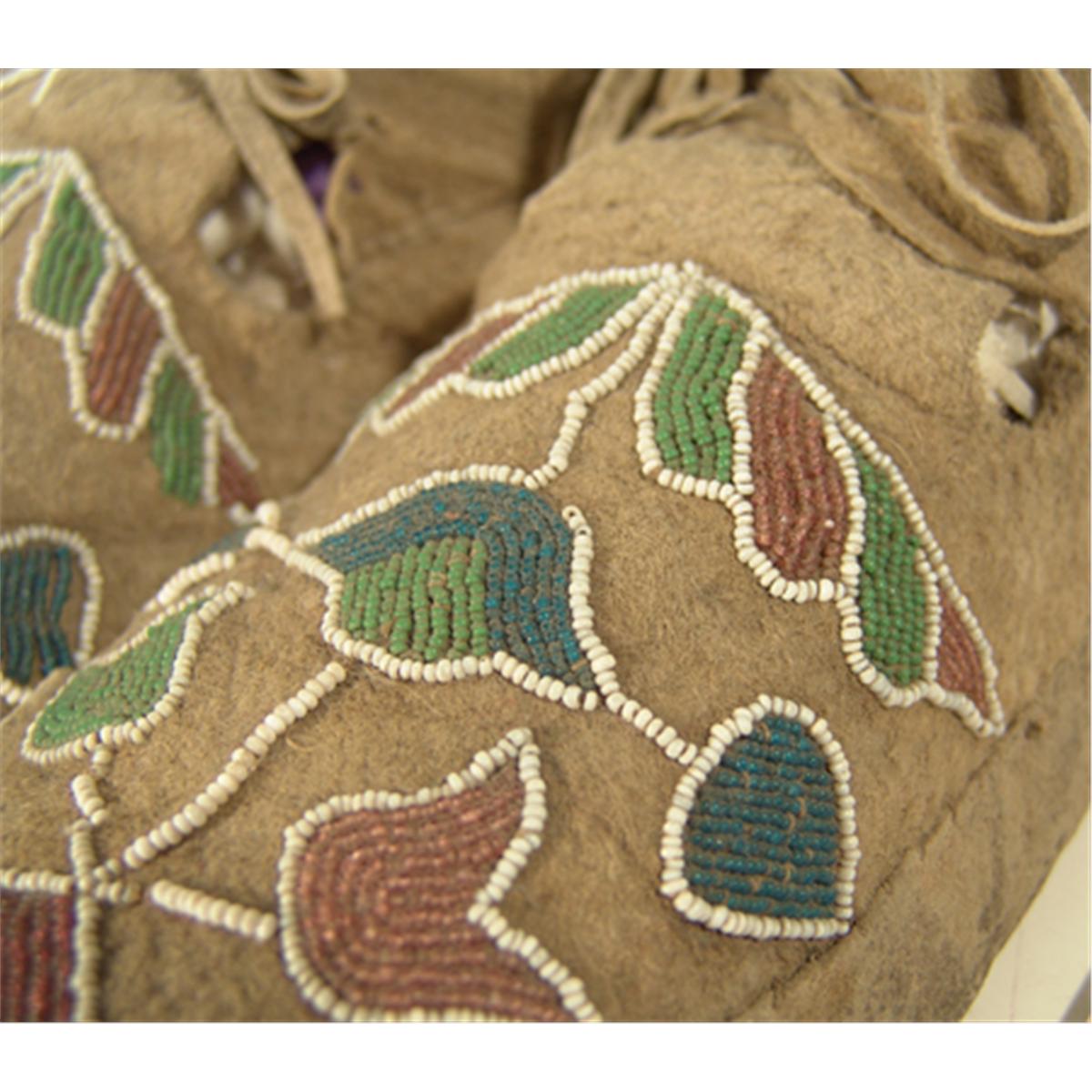 Menominee Beaded Moccasins