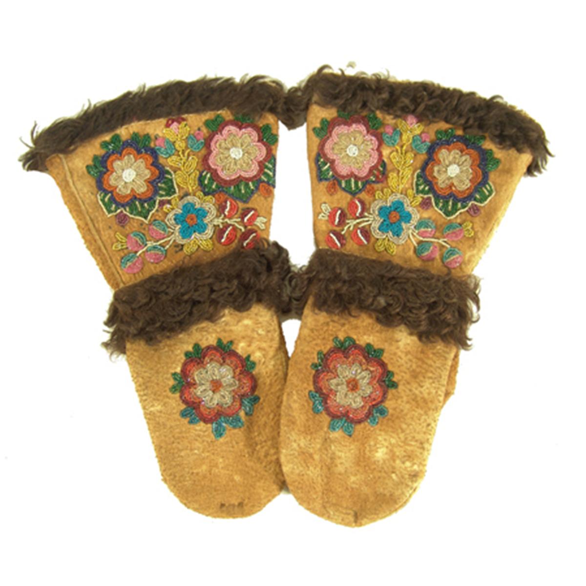 Cree Beaded Mittens