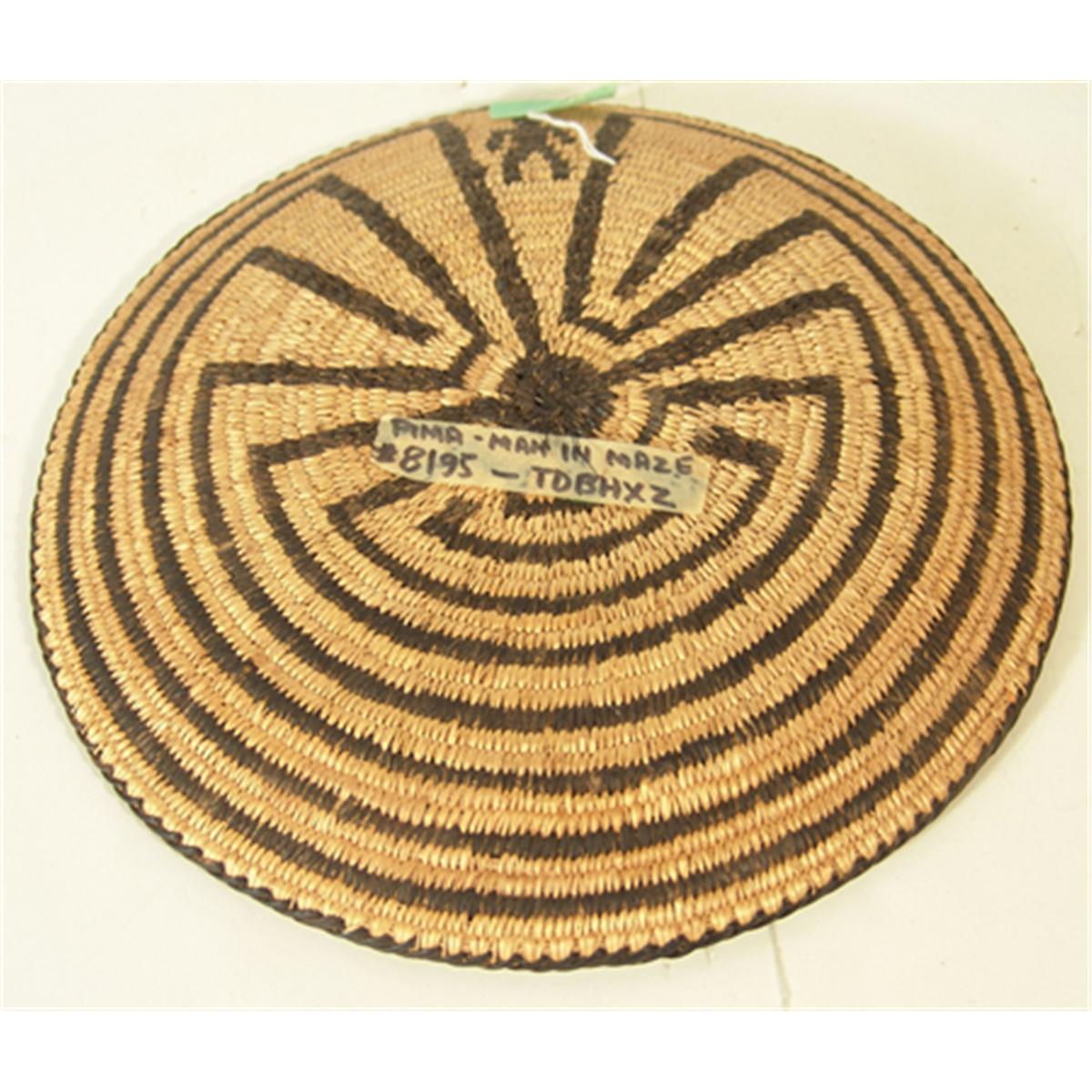 Pima Man-in-maze Basket