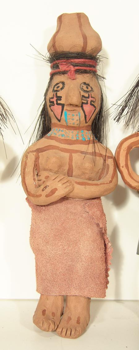 Five Mojave/Yuma Clay Dolls