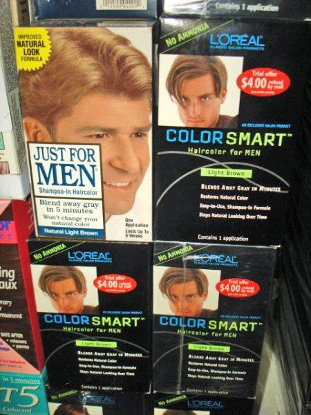 Professional Hair Color, L'Oreal for Men, Just5, Hennalucent, Assorted ...