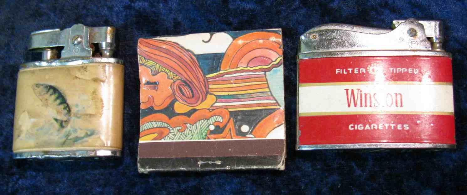 117. "Winston Cigarettes" & "Willow" Lighters;