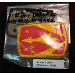 997. Pair 31st. Air Defense Patches. Artillery Brigade.