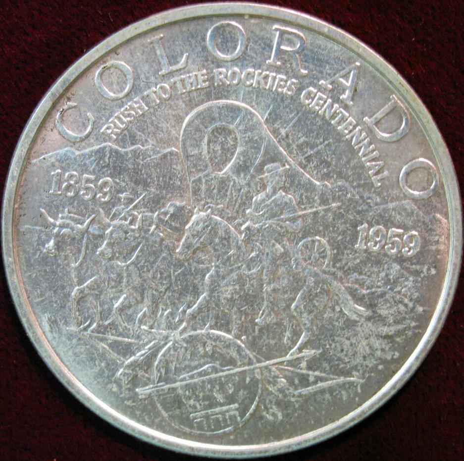 1495. 1859-1959 Colorado Centennial So-called Half Dollar.