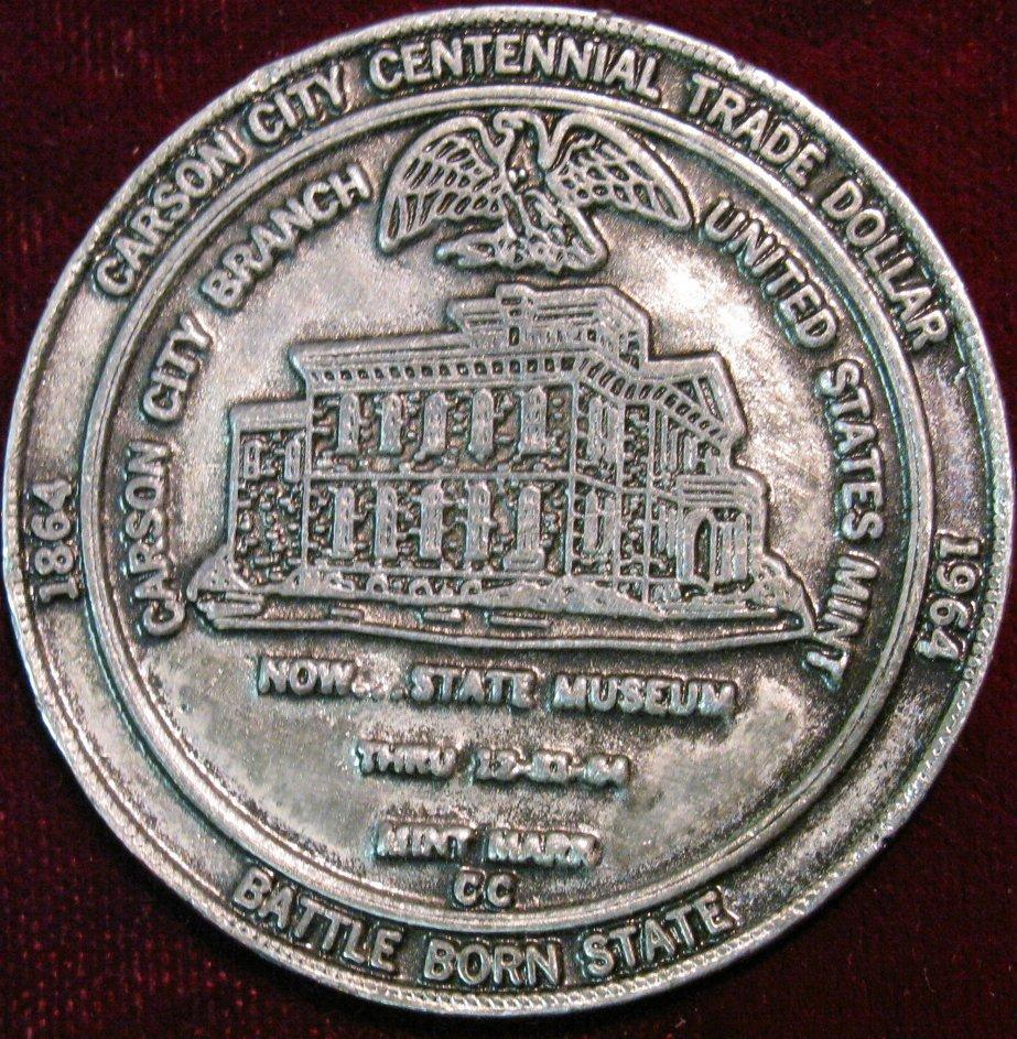 1498. 1864-1964 Centennial of the state of Nevada.