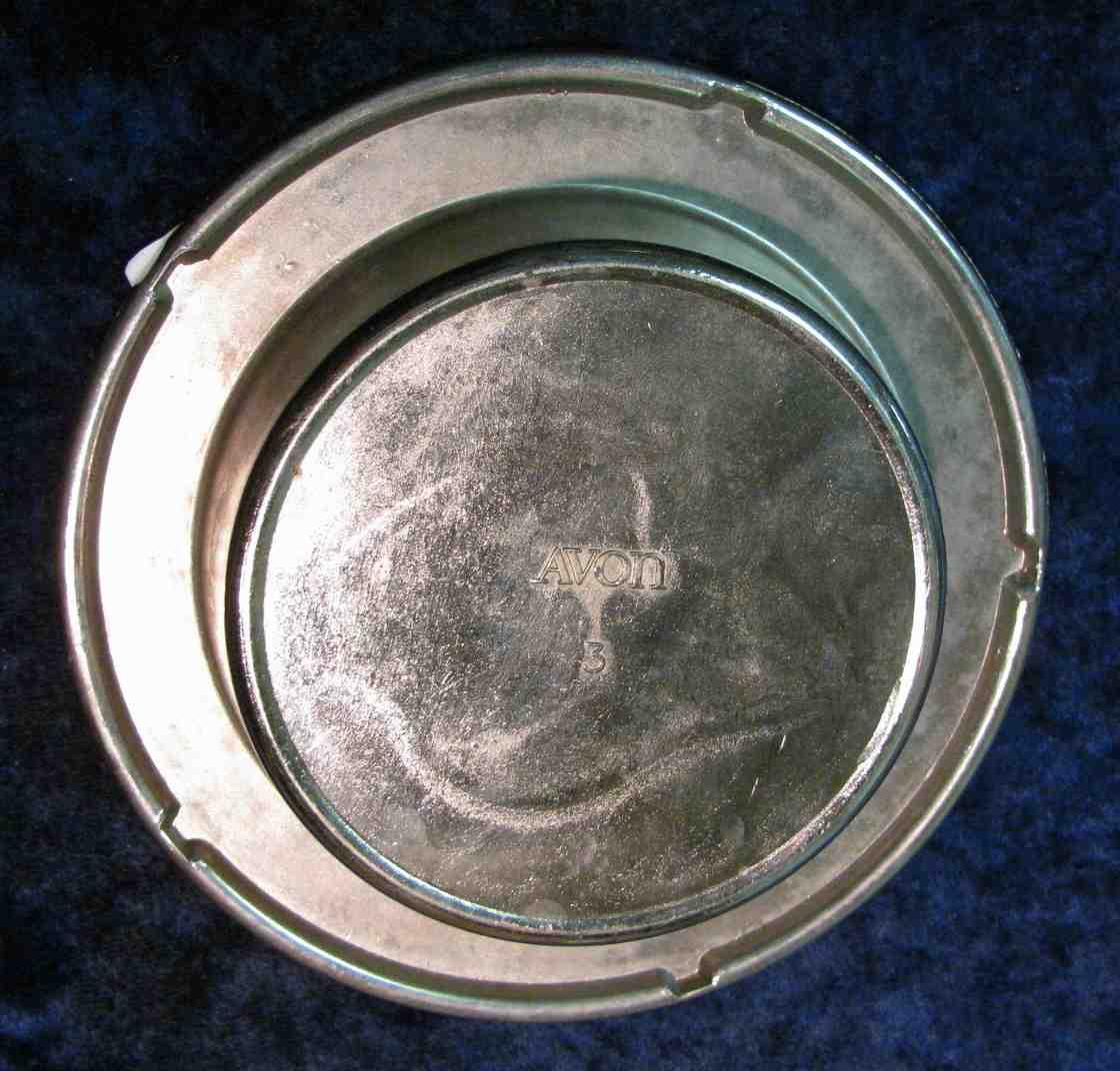 1534. Avon Metal Ash Tray "The First Buffalo Nickel 1913".