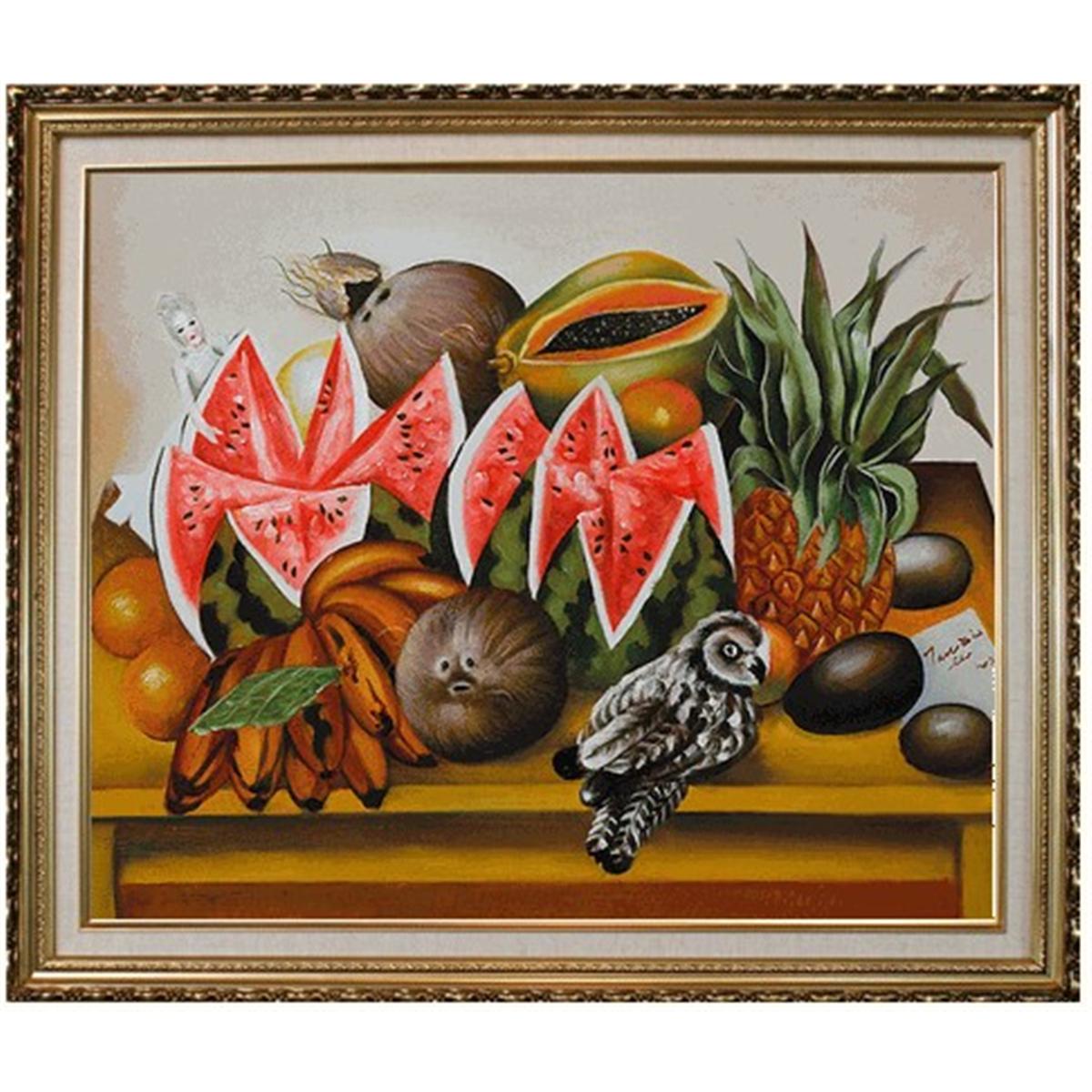 Frida - The Bride Frightened at Seeing Life Opened Oil Painting