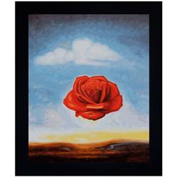 Dali - The Meditative Rose Oil Painting