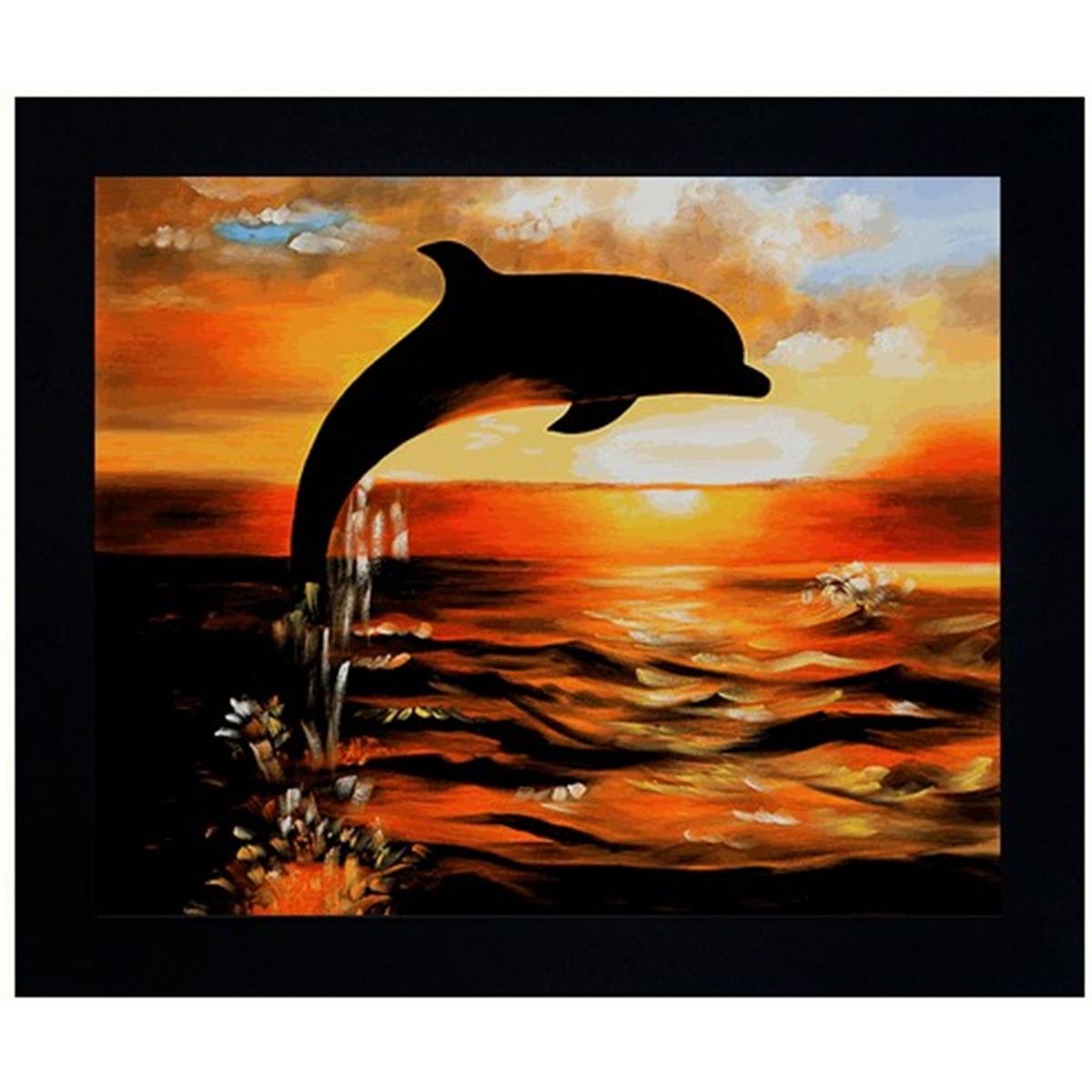 Dolphins II Oil Painting