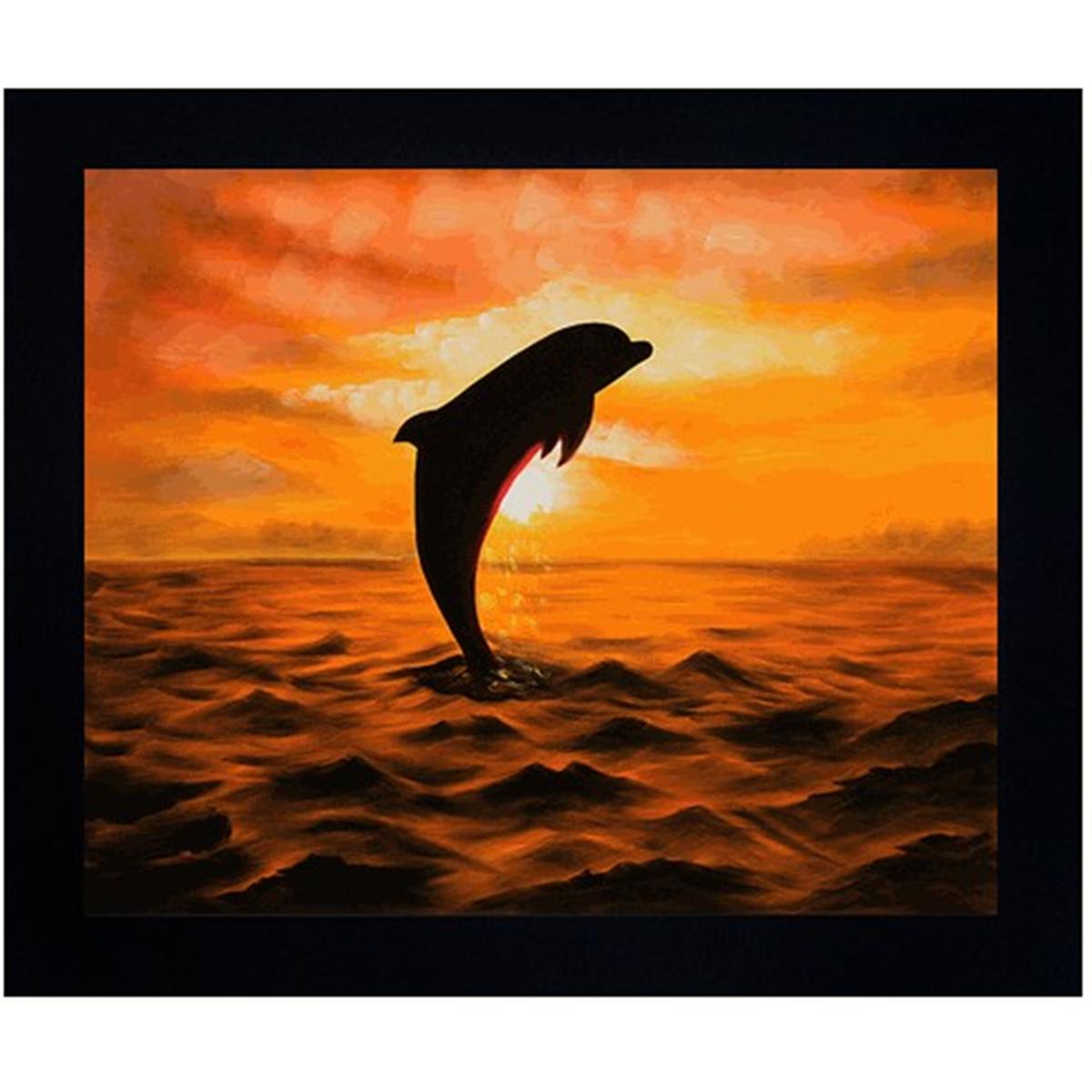 Dolphins I Oil Painting