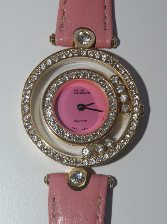 Le Baron Ladies Watch w/CZ Stones