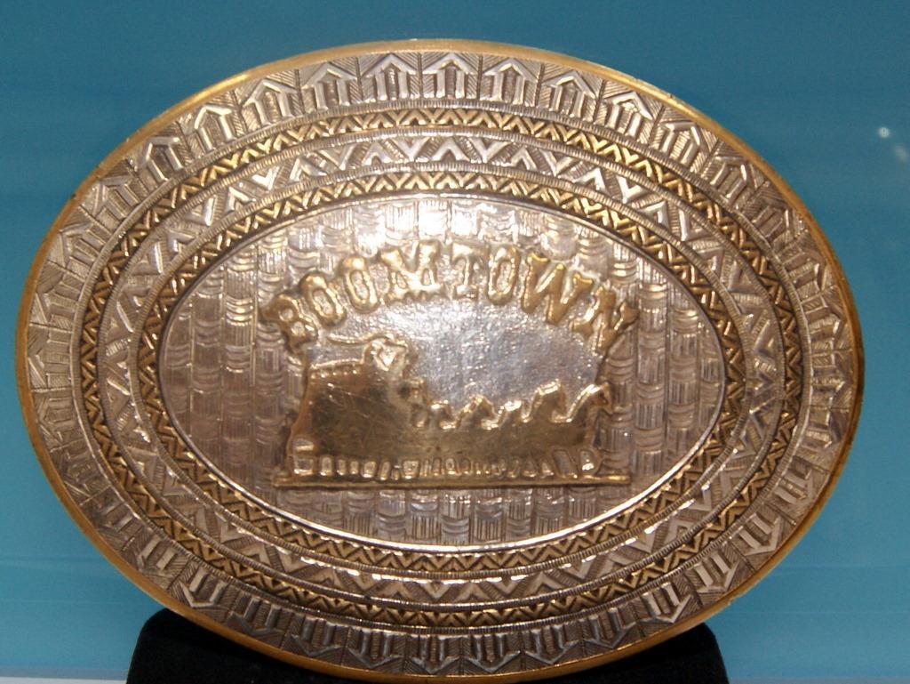 Crumrine Reno NV - Jewelers Belt Buckle - Boomtown