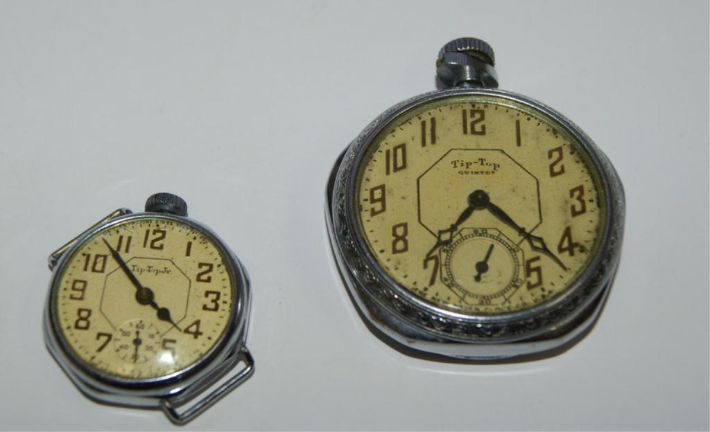 Lot of 2 Vintage Tip-Top Watches