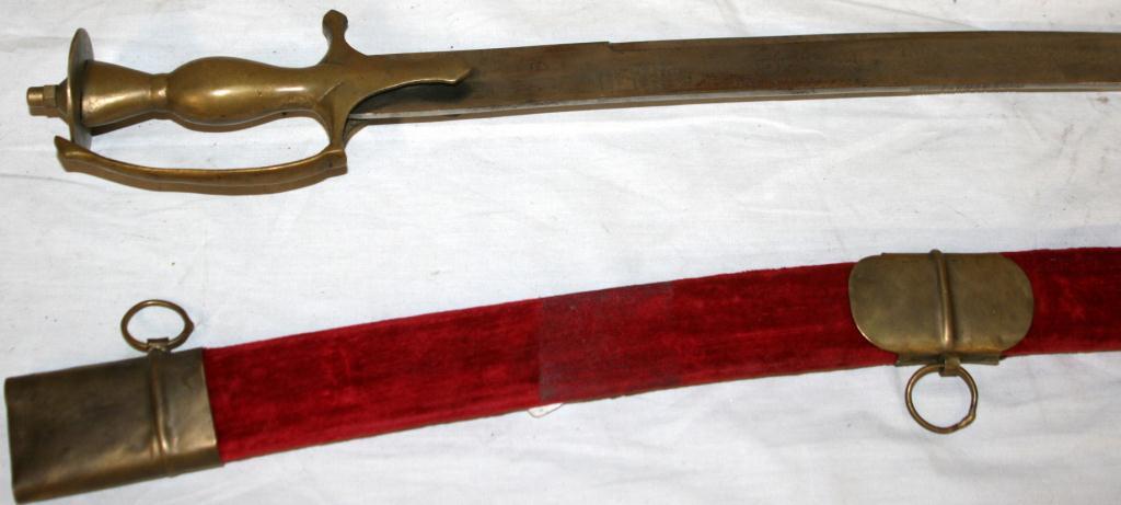 India Sword w/ 2 Practice Wooden Swords
