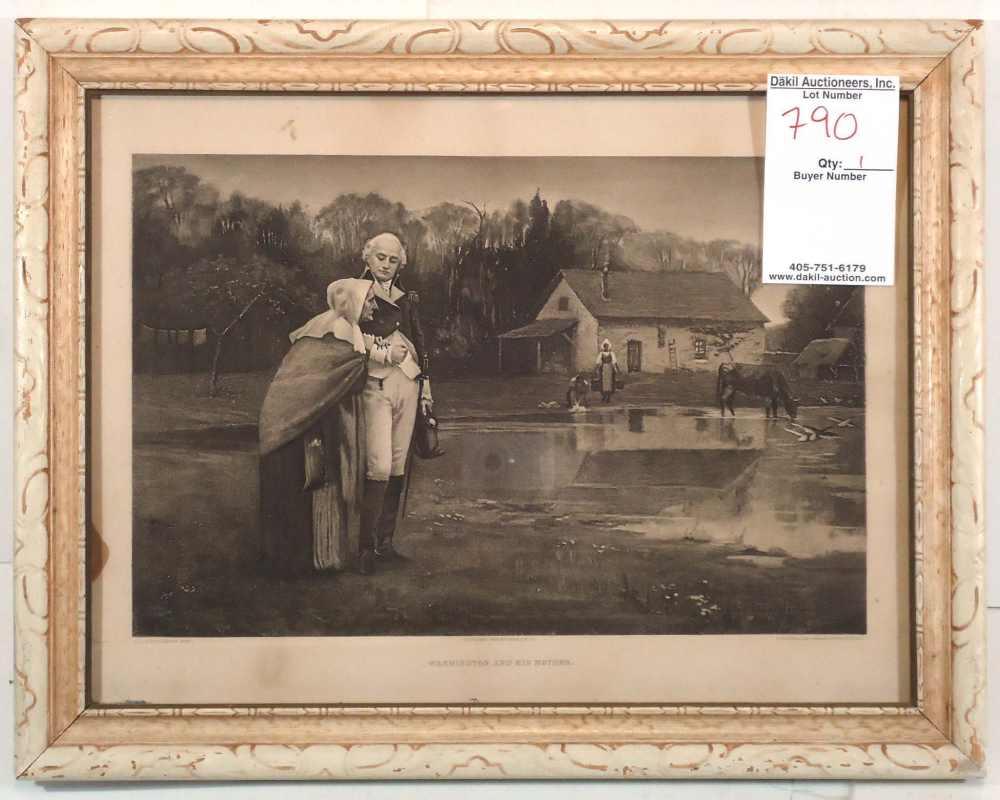 Washington and His Mother; Artist: Louis E. Fournier