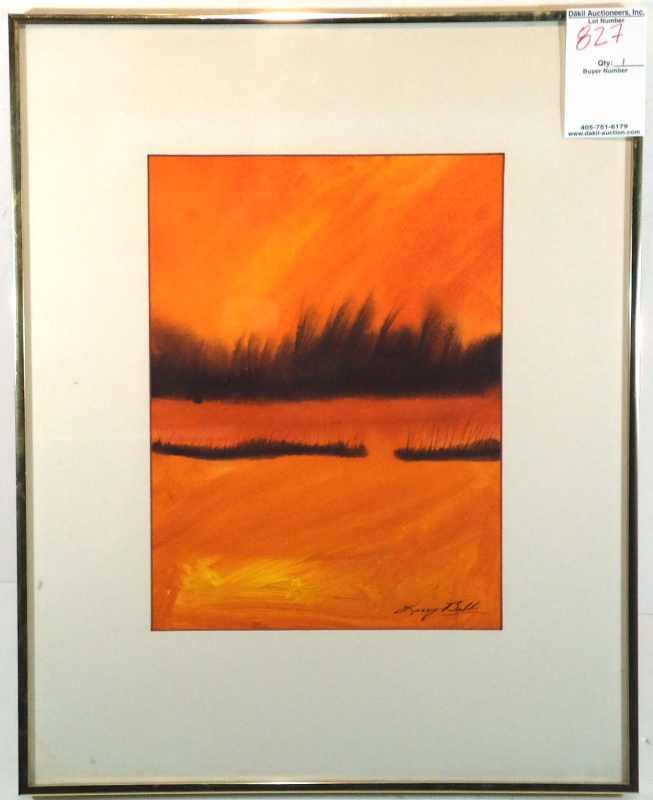 Prairie Grass Sunset; Artist: Larry Babb