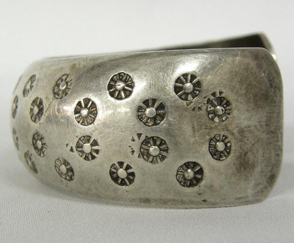 Navajo Sterling Silver Bracelet w/Hallmark JL