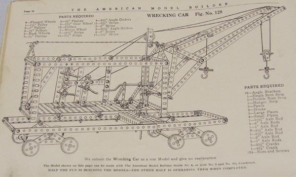 Antique American Mechanical Toy Co. Erector Set
