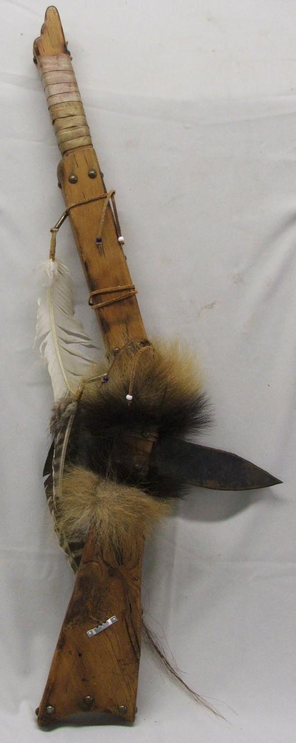 Gunstock Tomahawk Wall Hanging