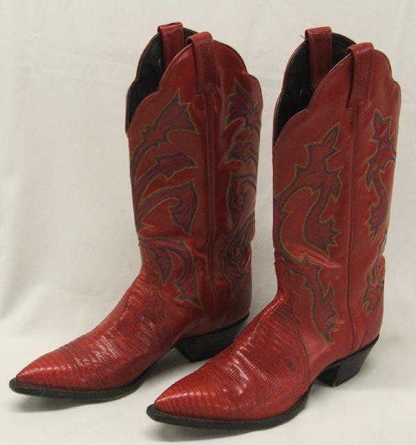 Ladies Tony Lama Red Cowgirl Boots