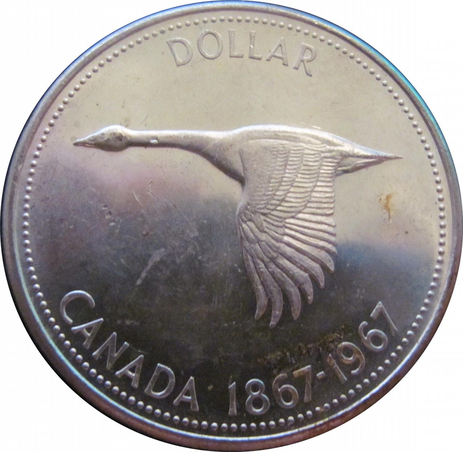 1967 Canada s Centennial Silver Dollar 1967 Canada s Centennial Silver Dollar