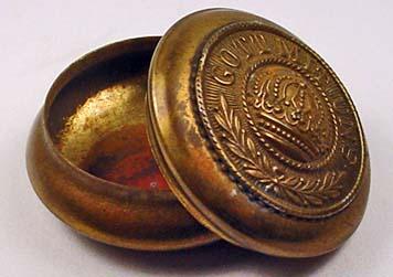 WW1 IMPERIAL GERMAN SNUFF BOX - Reads Got Mit Uns.