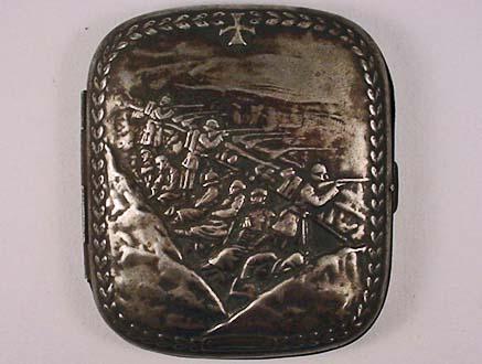 WW1 IMPERIAL GERMAN MILITARY CIGARETTE CASE - Show