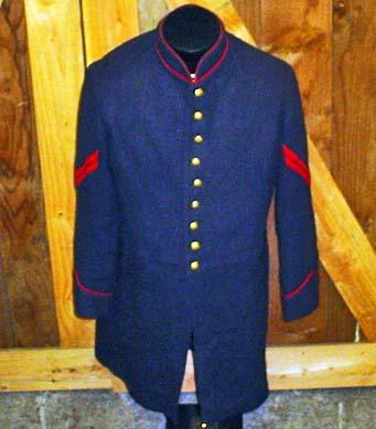CIVIL WAR ERA UNION ARMY SOLDIER'S FROCK COAT - Me