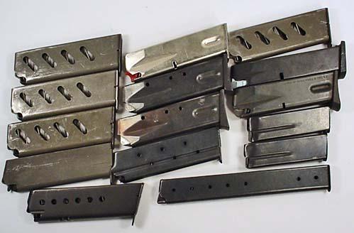 LOT OF GUN CLIPS - Incl. PB Cal 9 Para Made in Ita