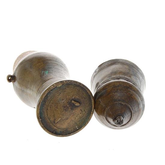 Antique Lao Heavy Brass Opium Container (ANT-456)